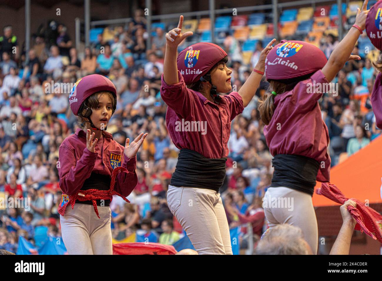 The first day of the twenty-eighth "concurs de castells", contest in ...