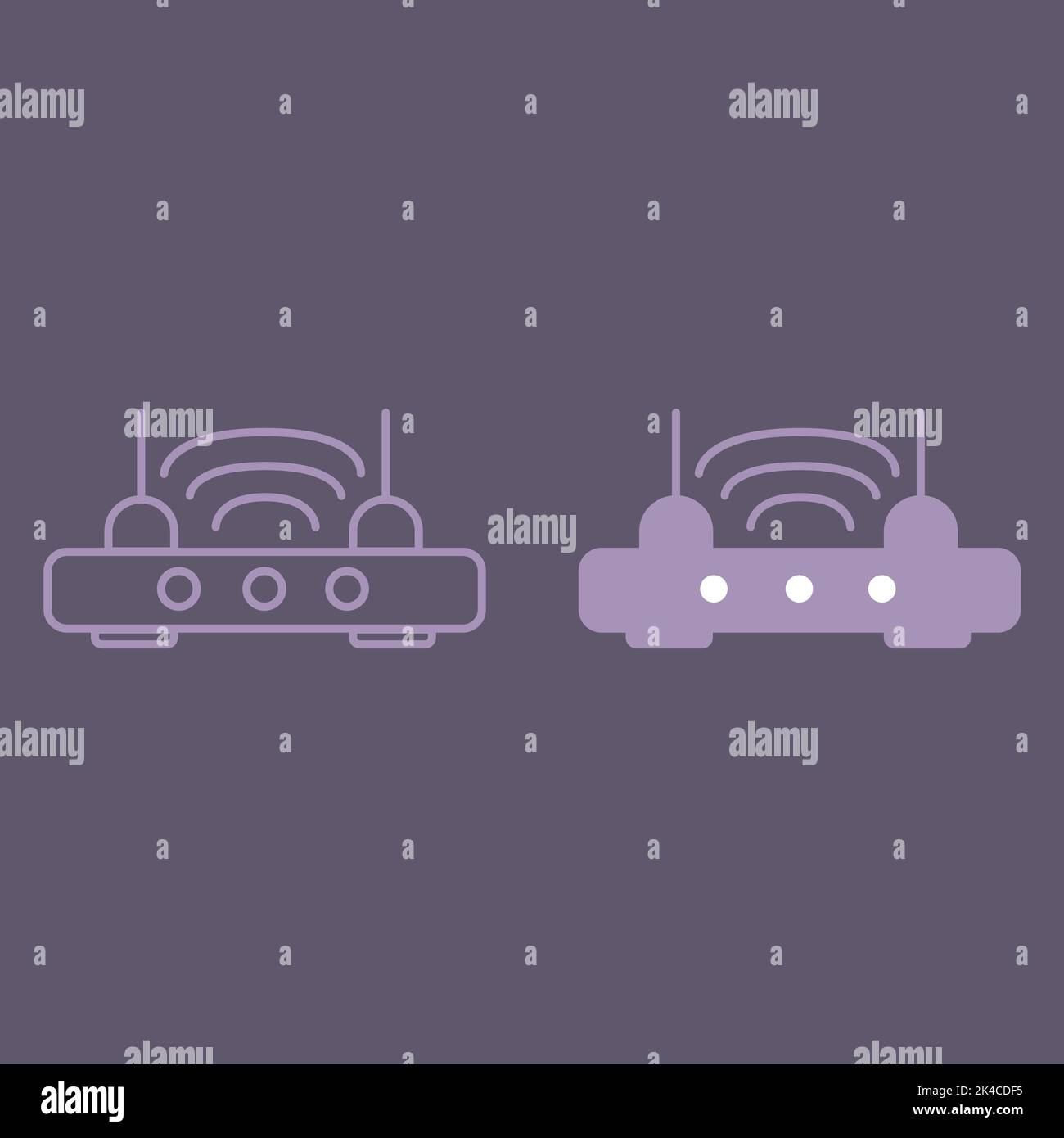 Cable router Stock Vector Images - Alamy