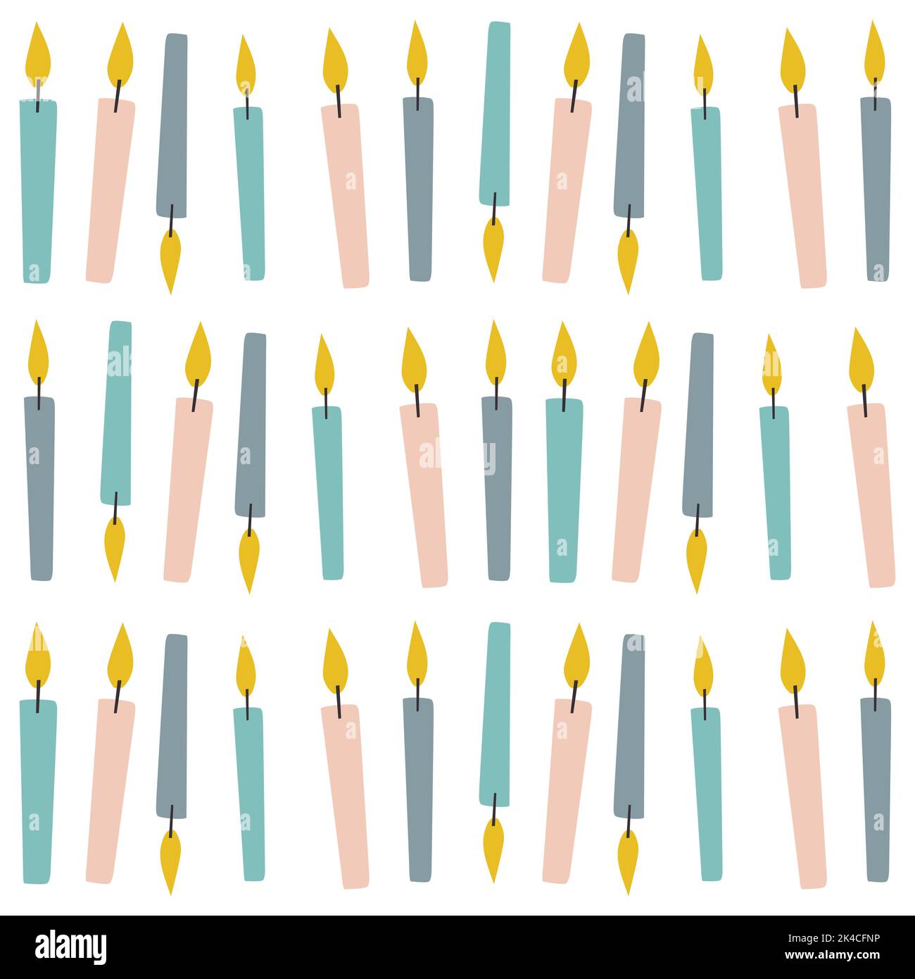 Animation multiple lit birthday candles hi-res stock photography and ...