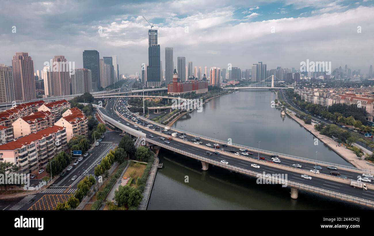 Landmark along haihe river hi-res stock photography and images - Alamy