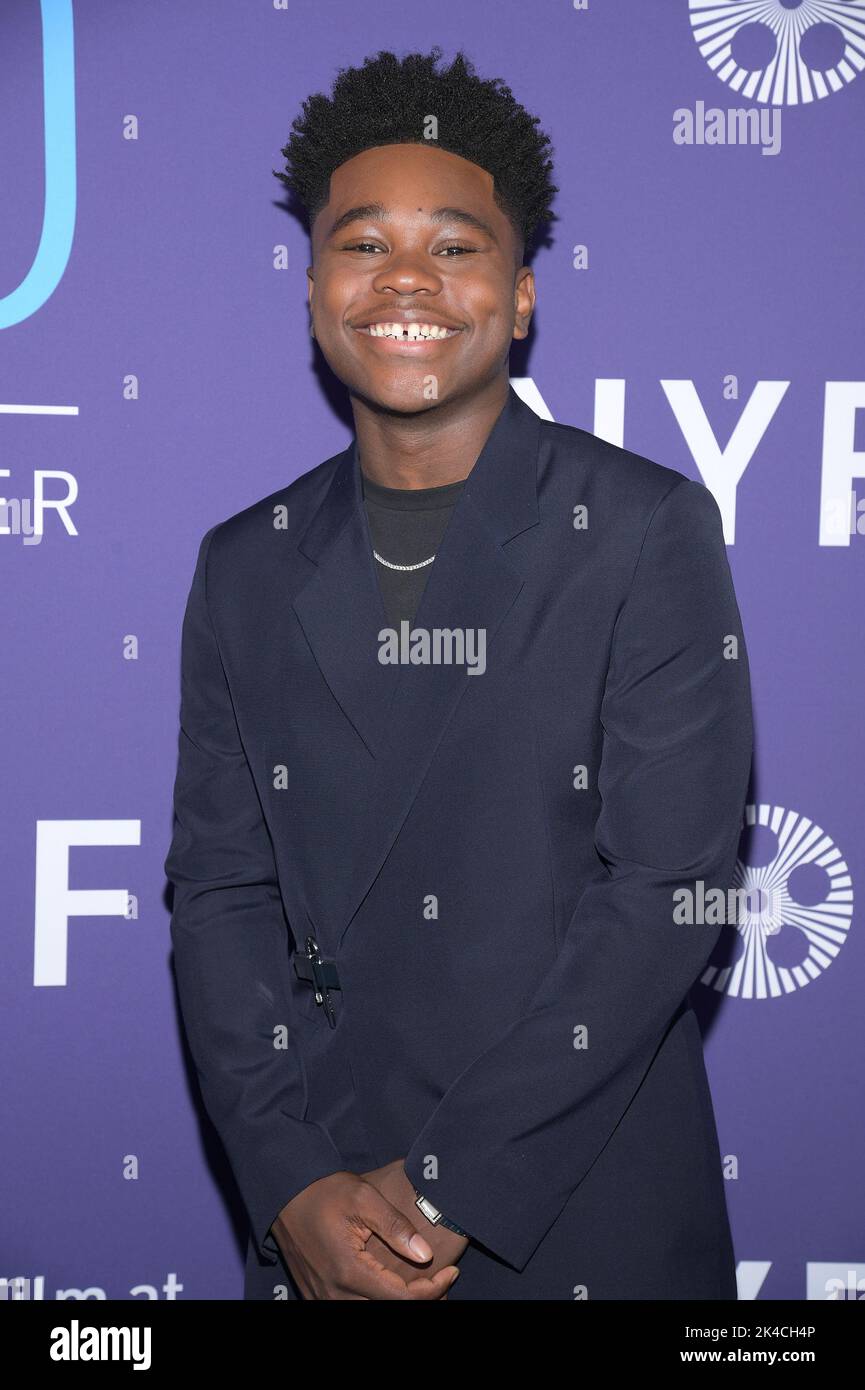 New York, USA. 01st Oct, 2022. Jalyn Hall attends the world premiere of ...