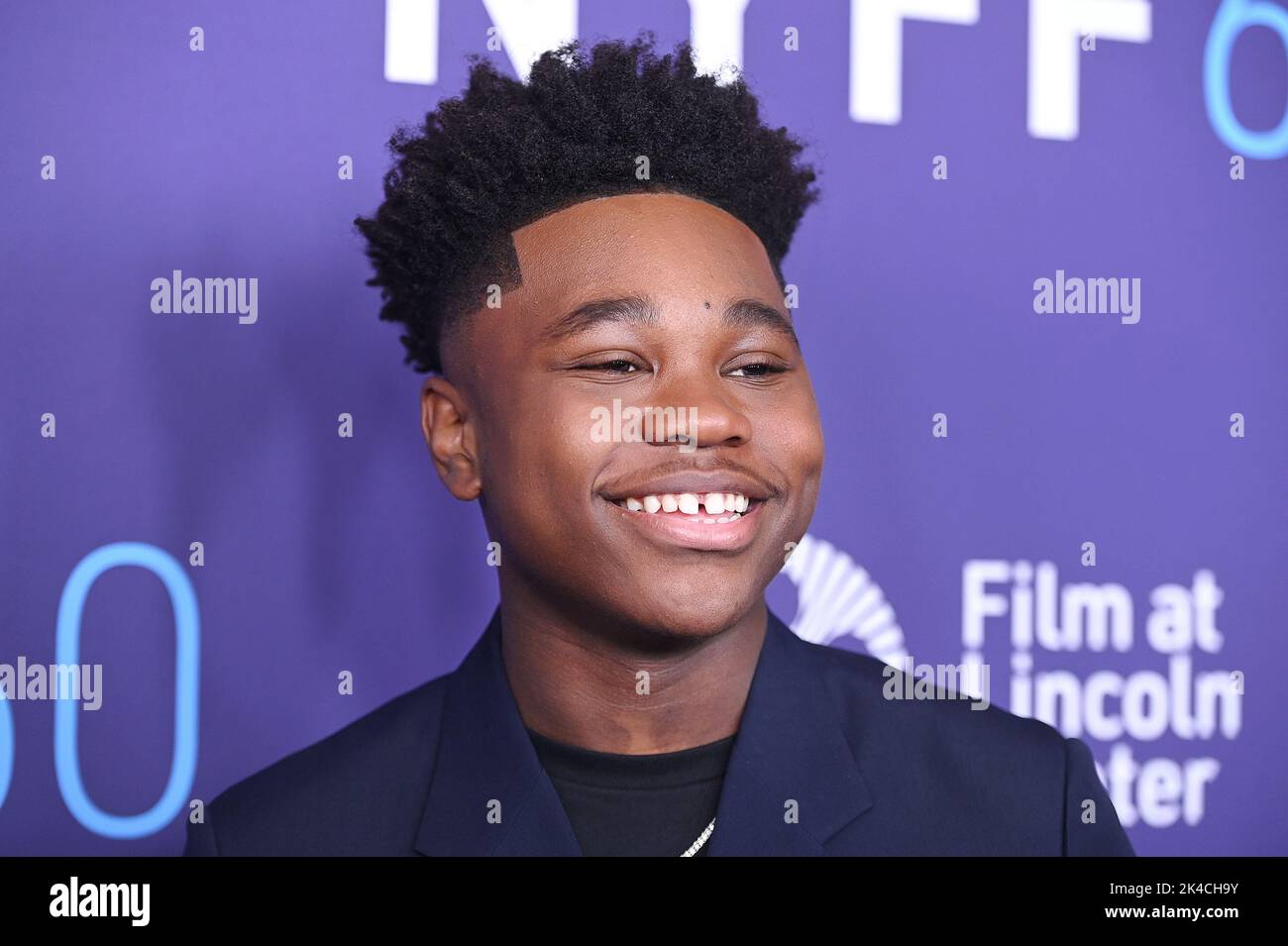 New York, USA. 01st Oct, 2022. Jalyn Hall attends the world premiere of ...