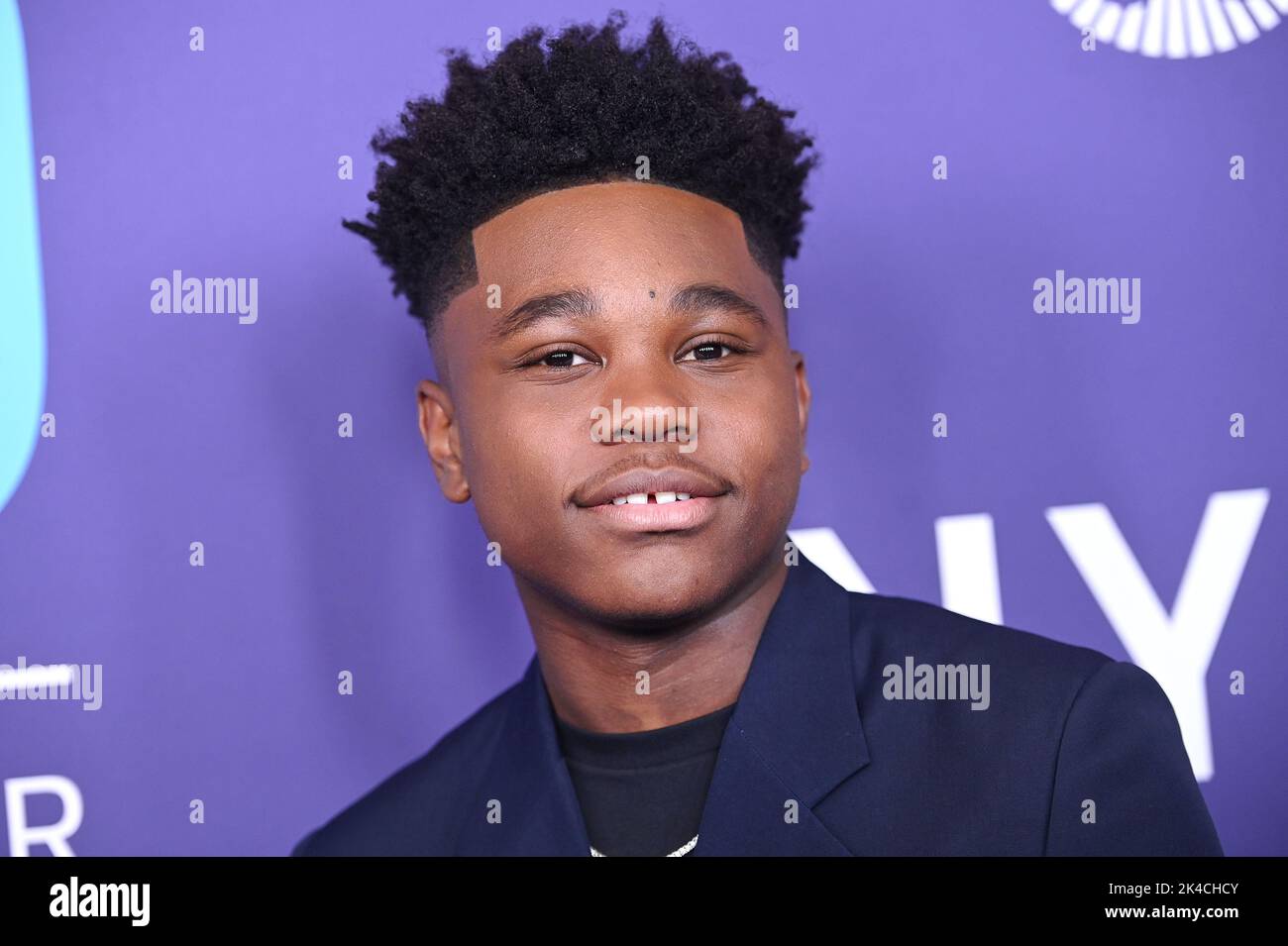 New York, USA. 01st Oct, 2022. Jalyn Hall attends the world premiere of ...