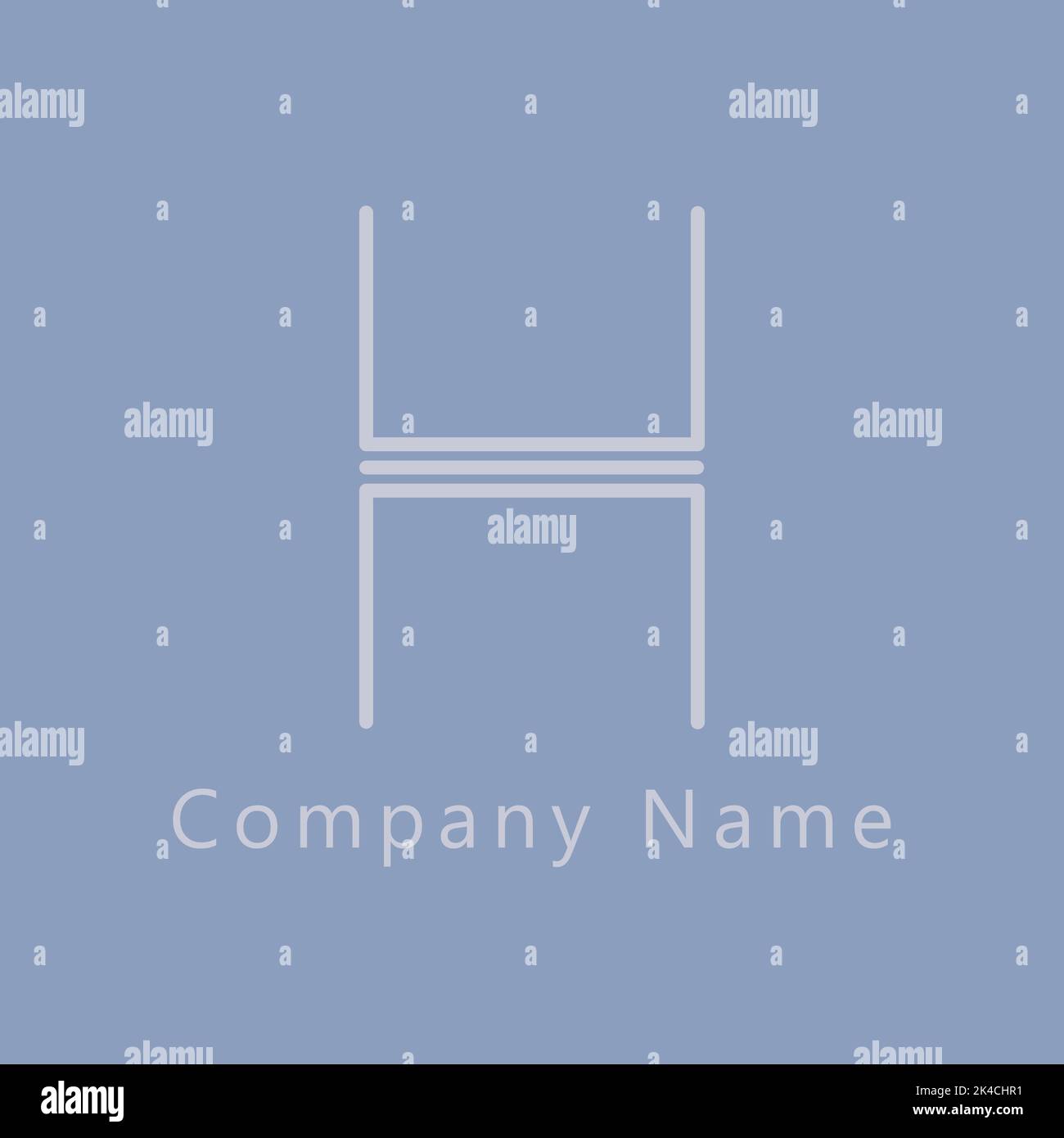 A minimalistic icon design on a blue background Stock Vector Image ...