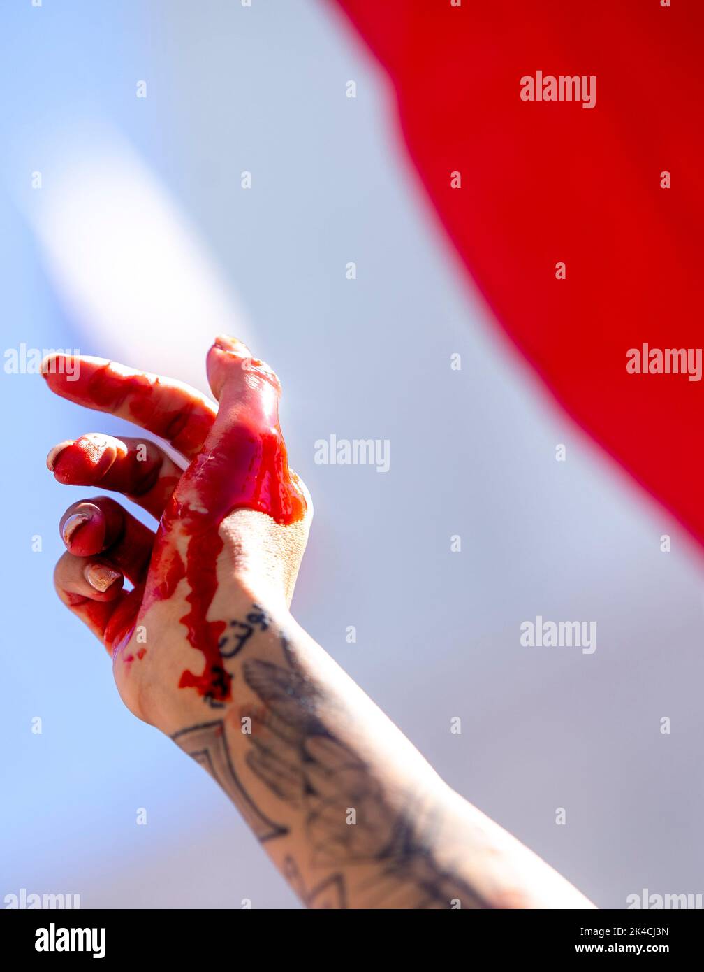 Los Angeles, California, USA. 1st Oct, 2022. Artist Samantha Rose ...