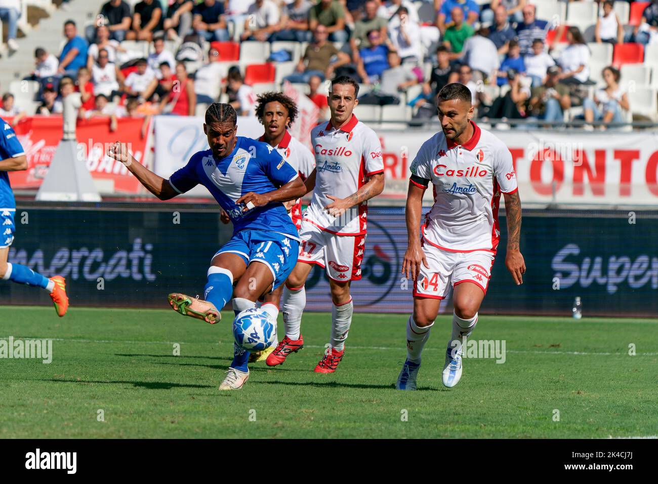 San Nicola stadium, Bari, Italy, October 01, 2022, Florian Aye (Brescia ...