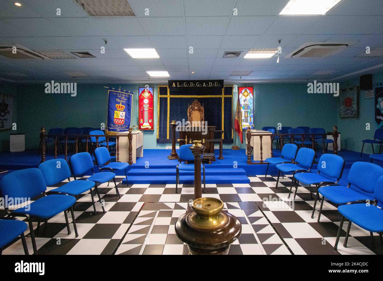 Madrid, Madrid, Spain. 30th Sep, 2022. Blue Ritual Room of the Grand ...