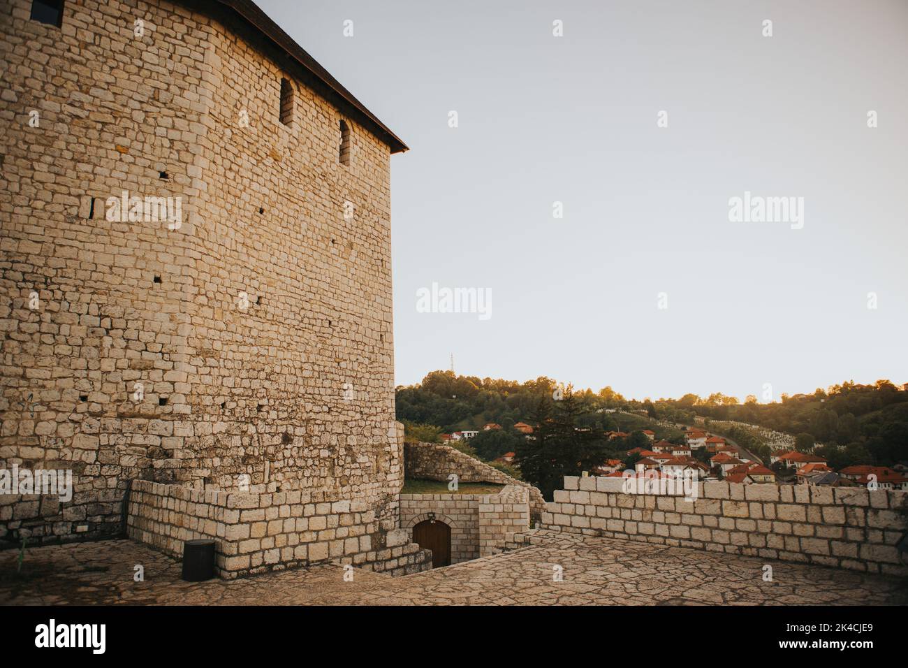 A scenic view of a beautiful castle, perfect for backgrounds Stock ...