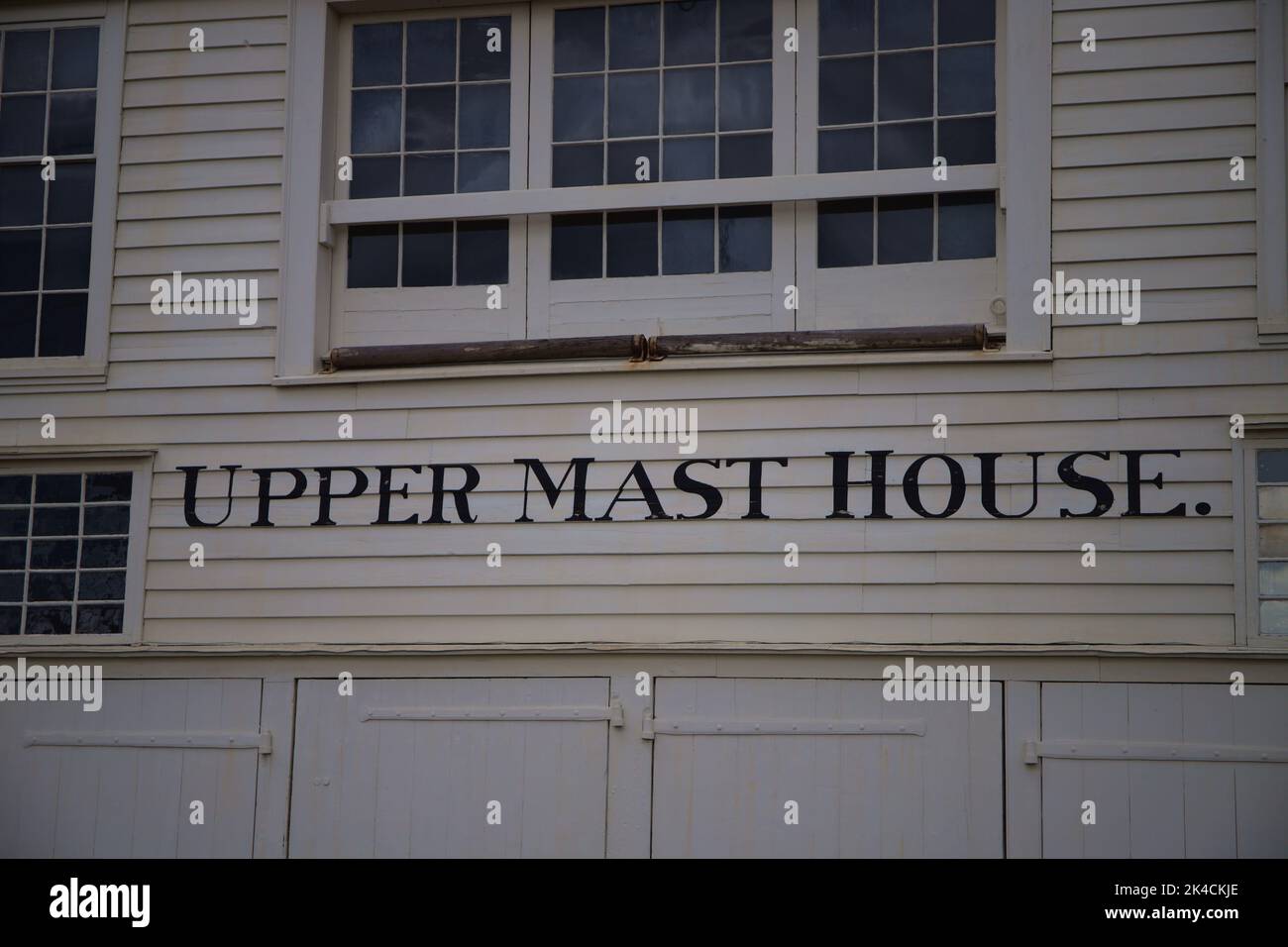 Upper mast house, taken at Chatham docklands Stock Photo - Alamy
