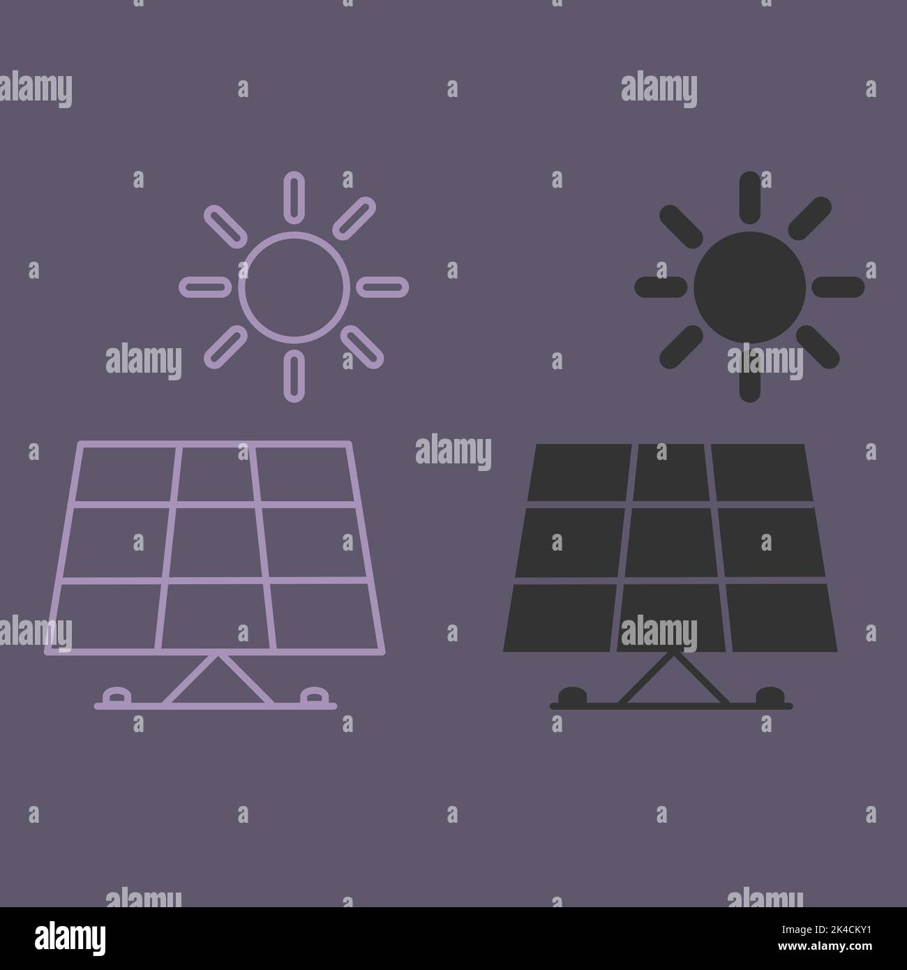 A vector illustration of solar energy Stock Vector Image & Art - Alamy