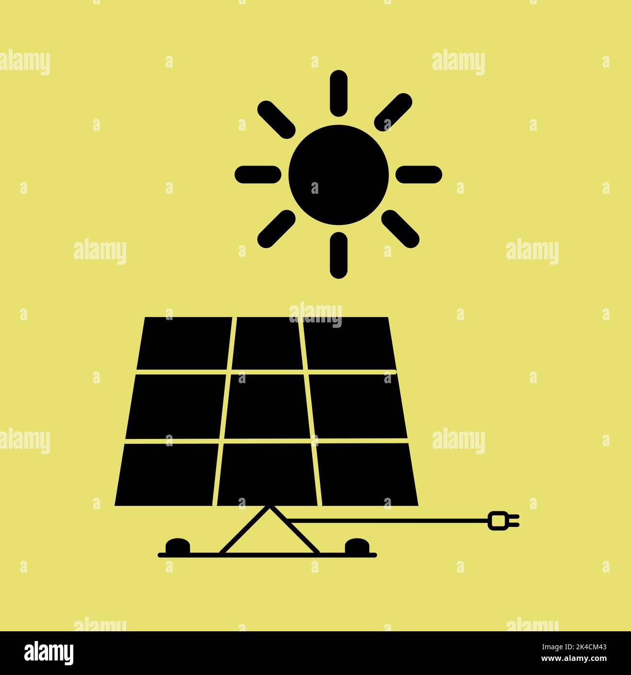 A vector illustration of solar energy Stock Vector Image & Art - Alamy
