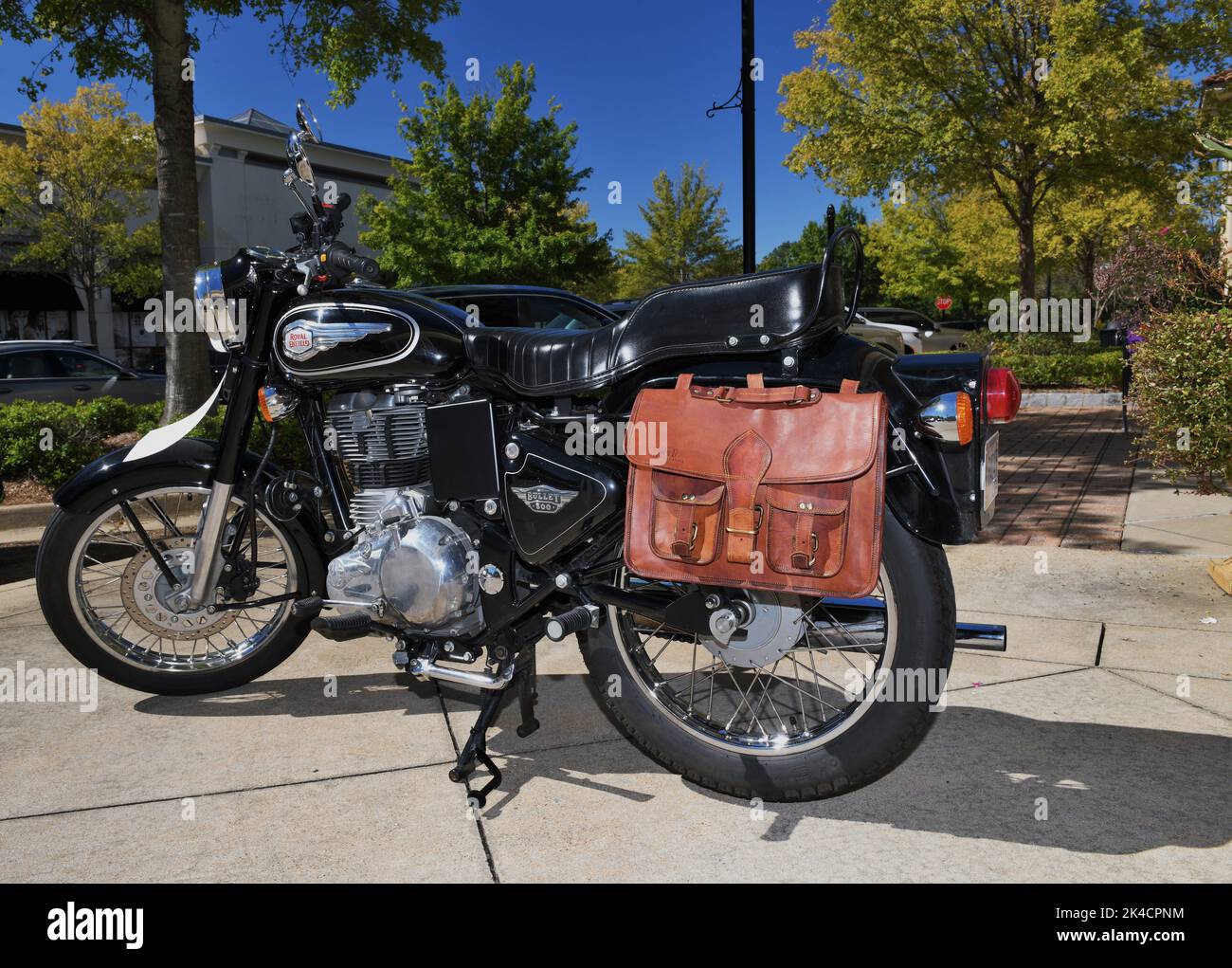 2017 Royal Enfield Bullet 500 motorcycle Stock Photo - Alamy