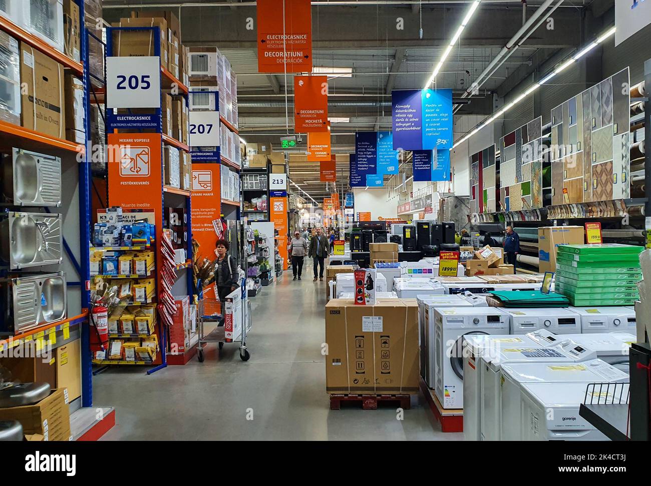 It is a chain of stores with construction and DIY products Stock Photo ...