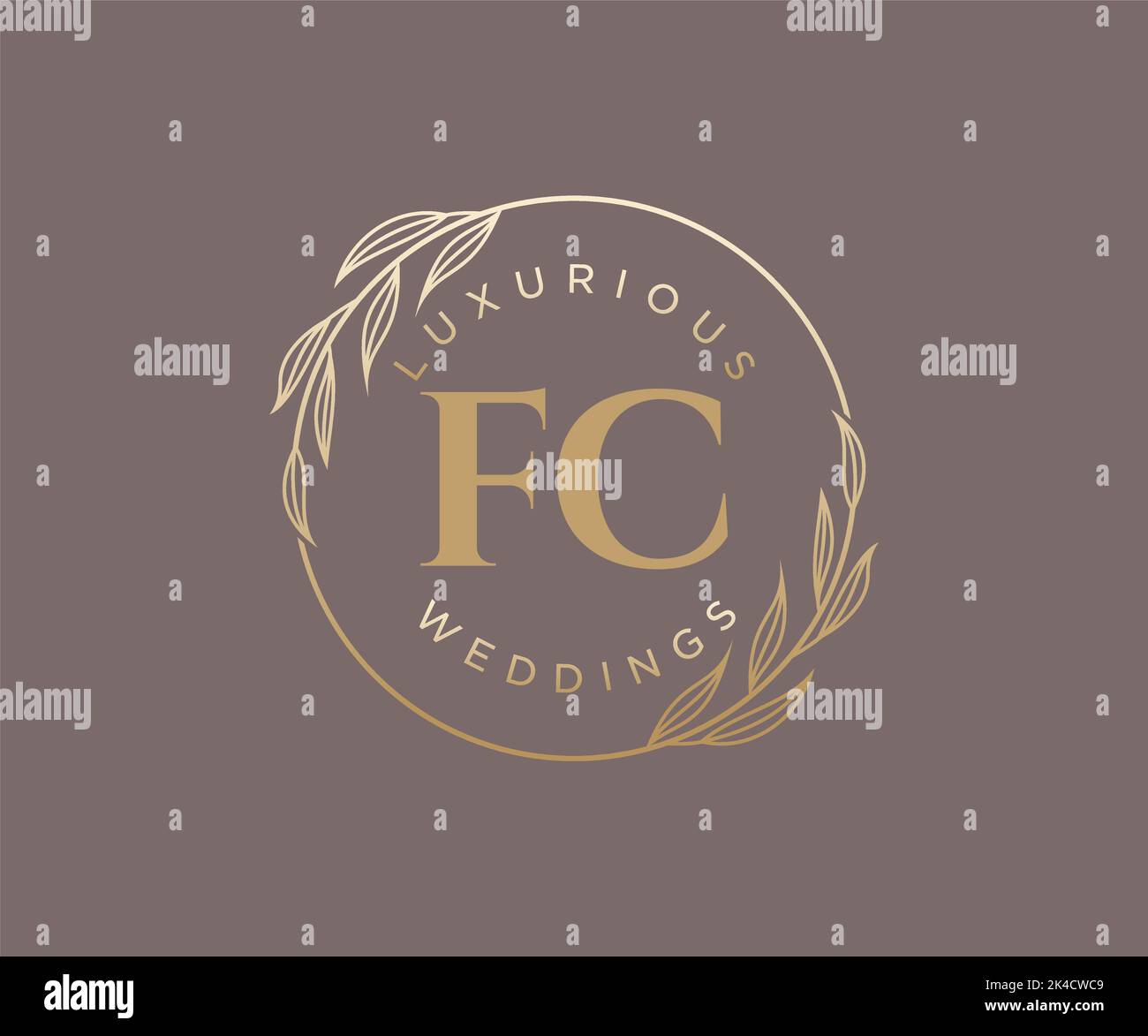 Logo initial fc hi-res stock photography and images - Alamy