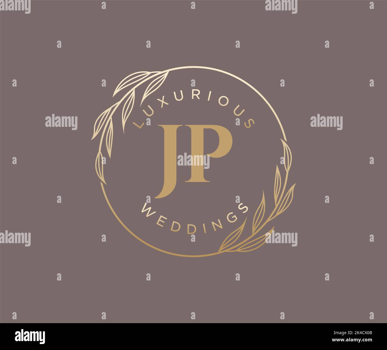 Jp monogram hi-res stock photography and images - Alamy