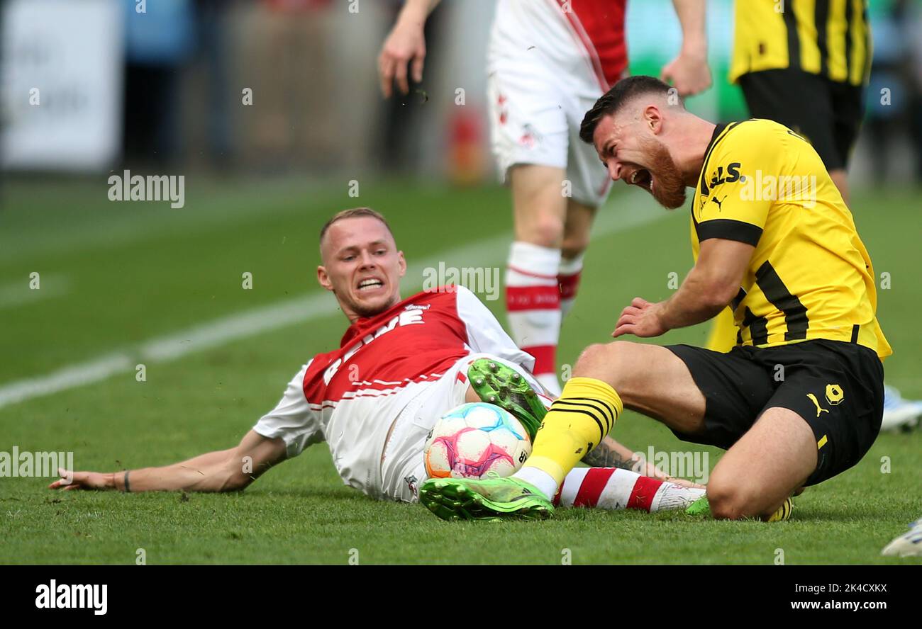 Dortmund's Salih Özcan,(R), and Cologne's Ondrej Duda, (L), in action ...
