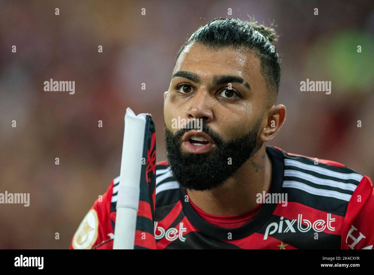 Rio, Brazil - October 01, 2022 - Gabriel Barbosa Gabigol player in ...