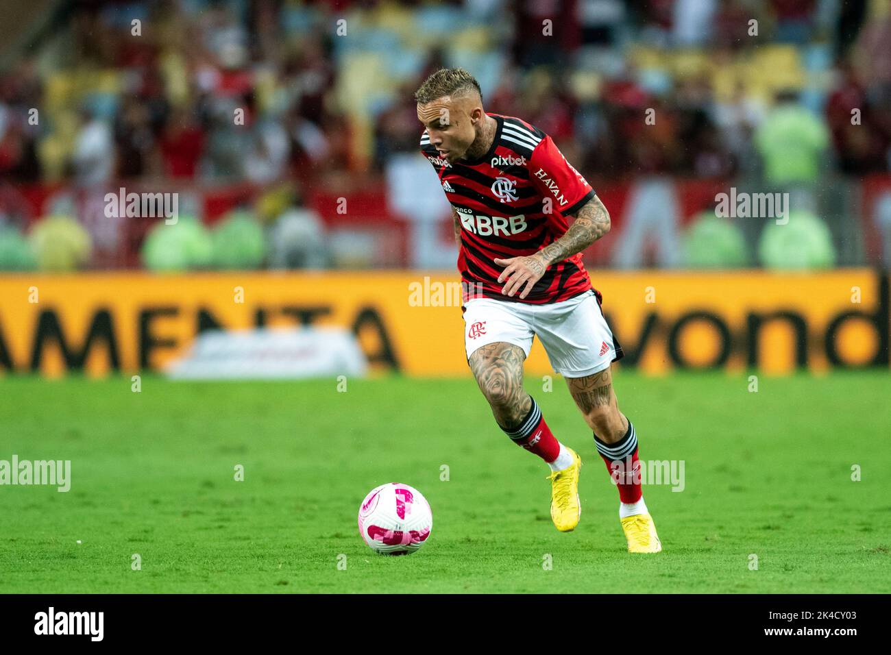 Rio, Brazil - October 01, 2022 - everton player in match between ...