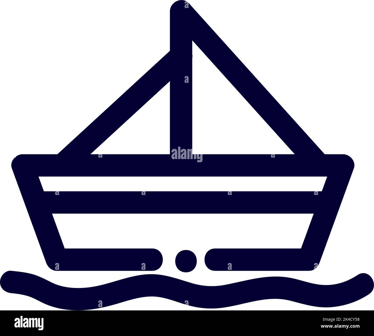 sailboat transport linear Stock Vector Image & Art - Alamy