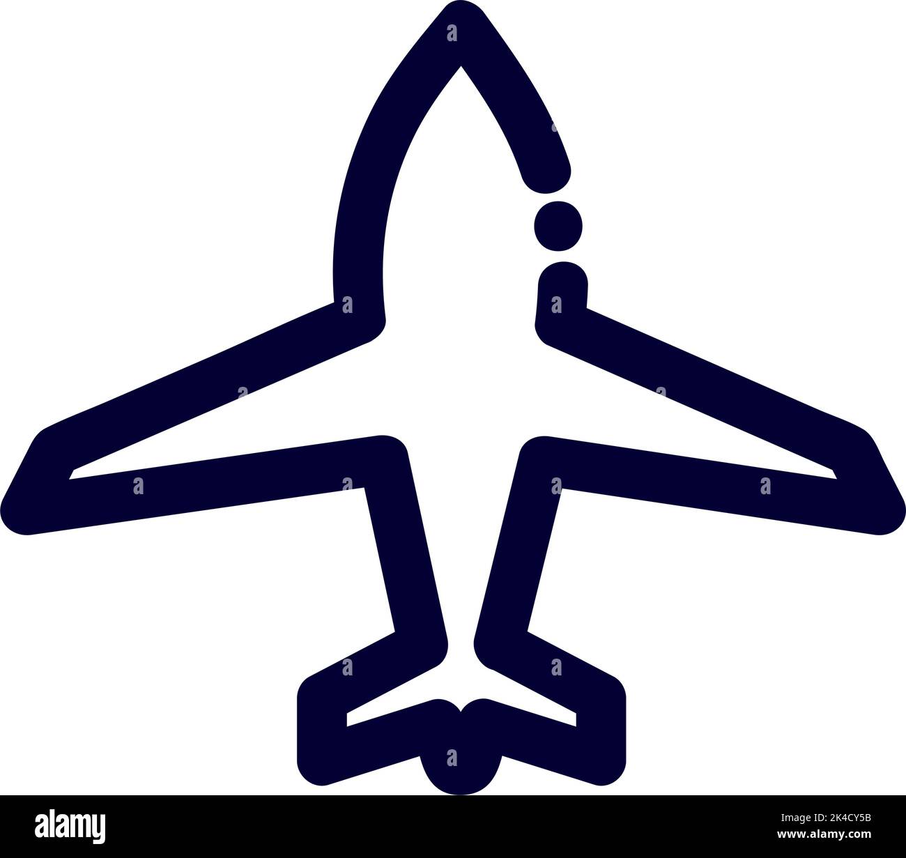 linear transport airplane Stock Vector Image & Art - Alamy
