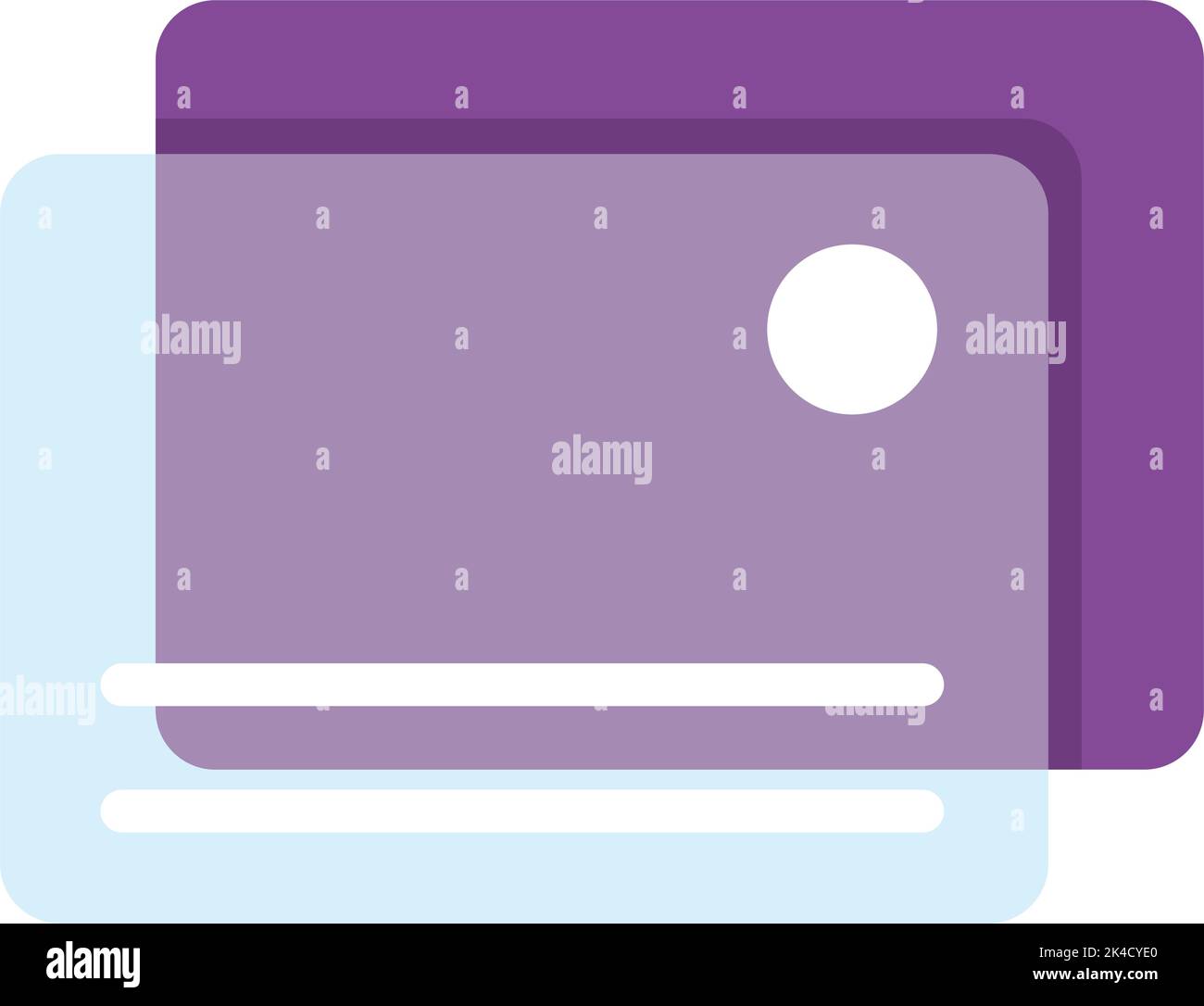 Glass credit card transparent icon Stock Vector Images - Alamy