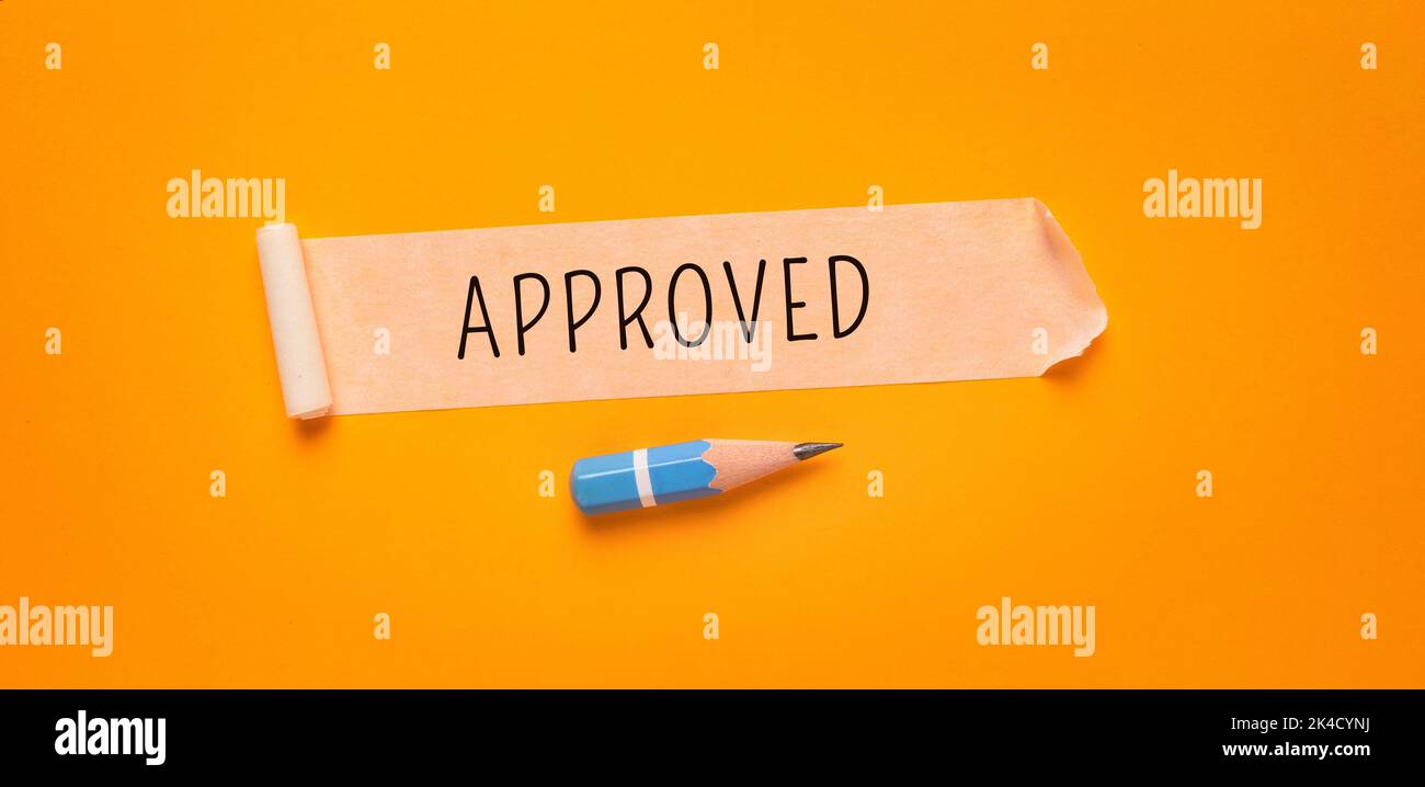 Approve approval approved stamp hi-res stock photography and images - Alamy