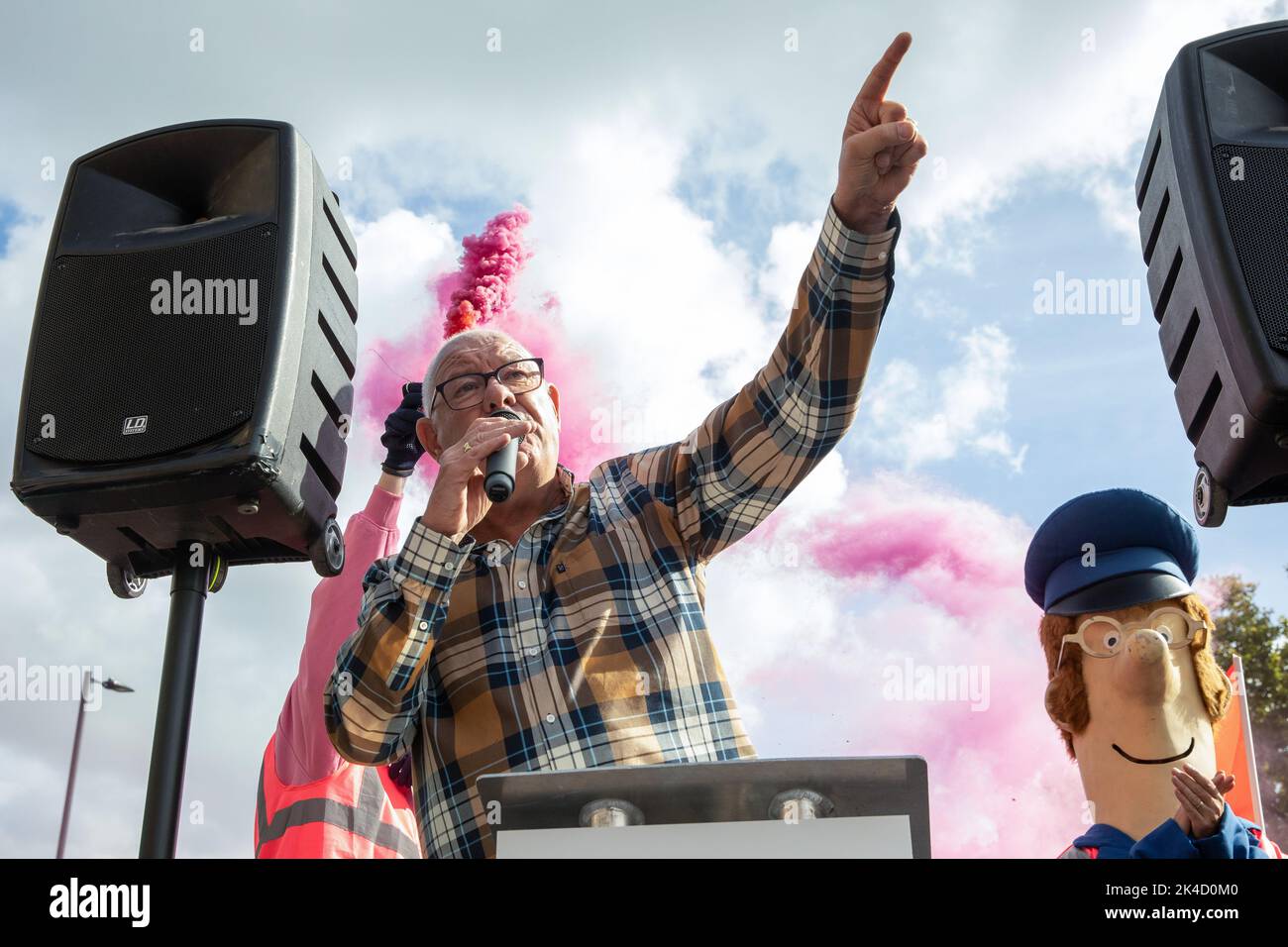 London, UK. 1st October, 2022. Dave Ward, General Secretary of the ...