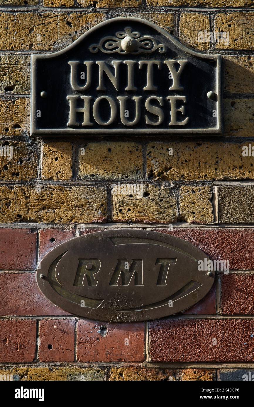 London, UK. 1st October, 2022. Signs are pictured outside the ...