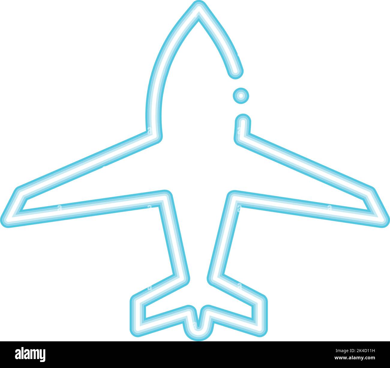 neon transport airplane Stock Vector Image & Art - Alamy