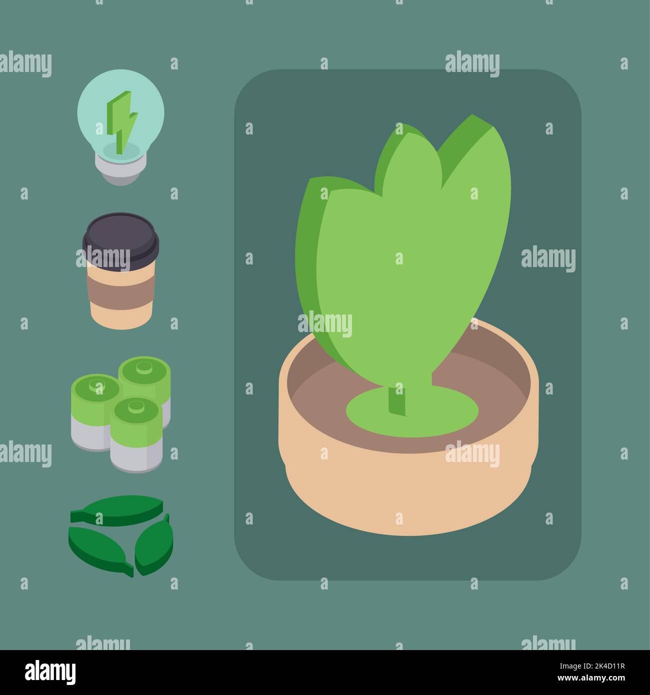 sustainable living, icon collection Stock Vector Image & Art - Alamy