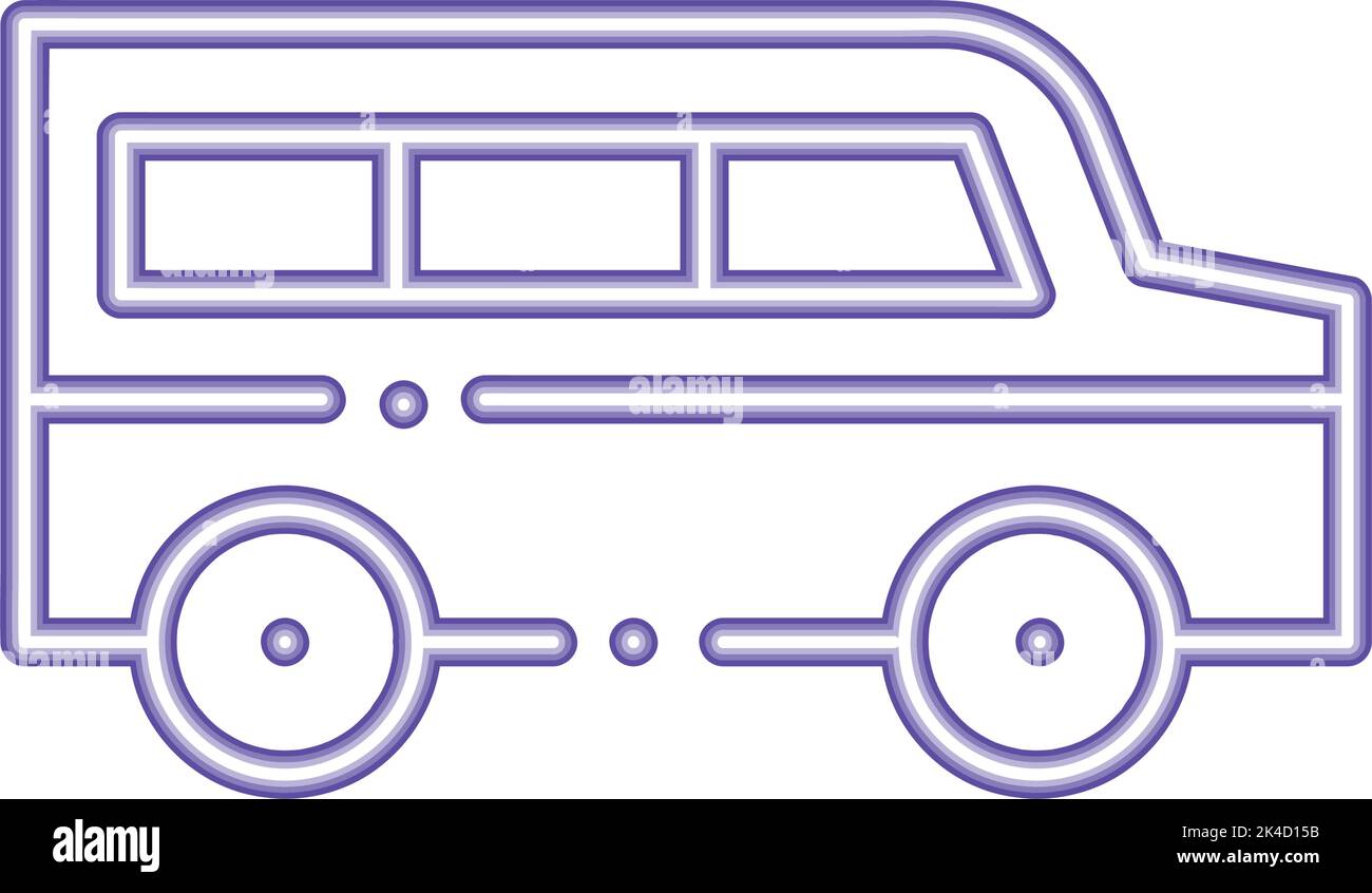 neon transport vehicle Stock Vector Image & Art - Alamy