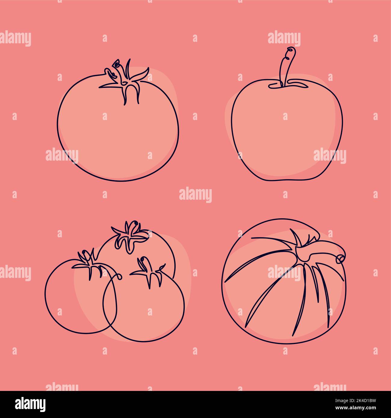 vegetables and fruit Stock Vector Image & Art - Alamy