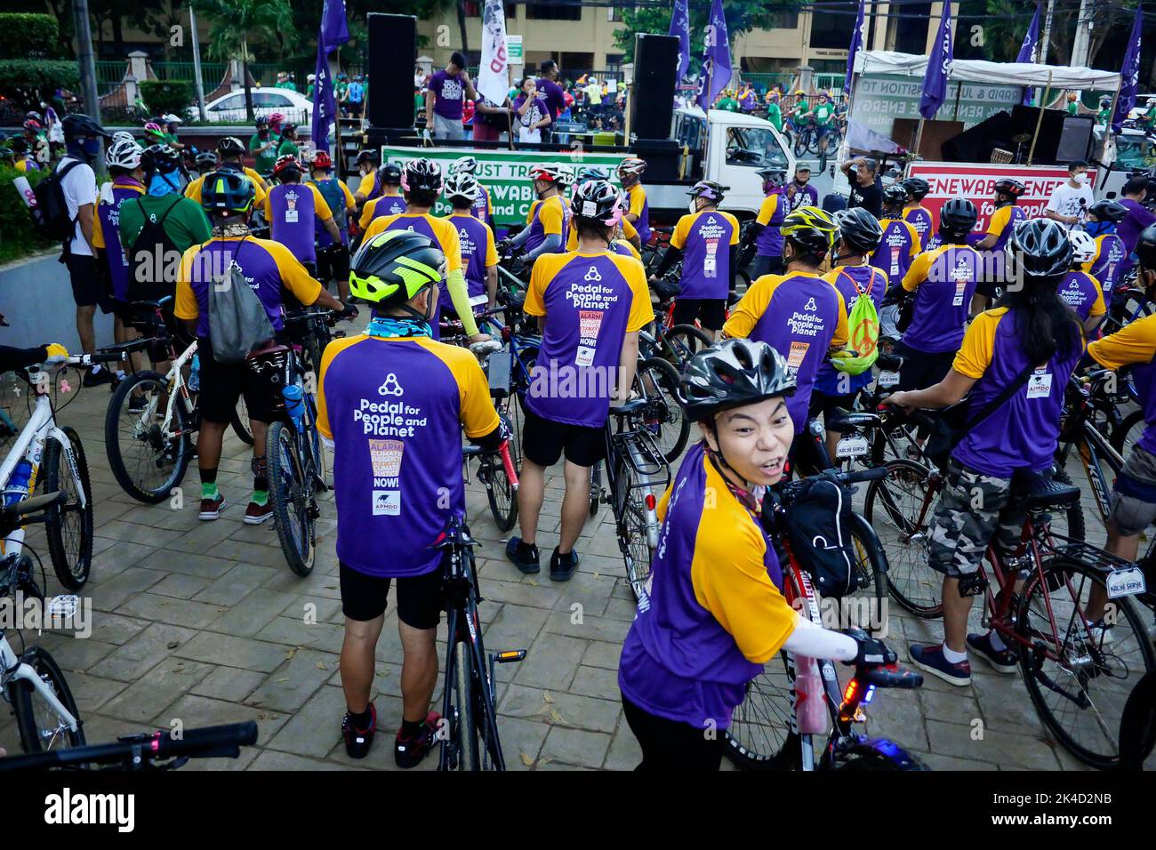 NCR, Philippines. 1st Oct, 2022. There are more than 1,000 bicycle ...