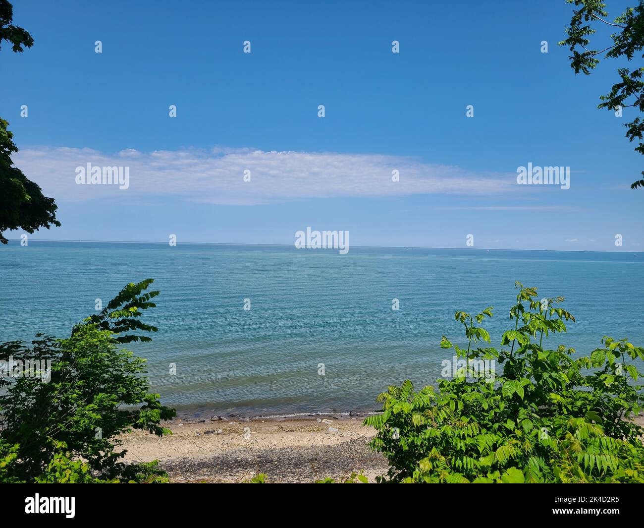 The beautiful landscape of Lake Erie in North America Stock Photo - Alamy