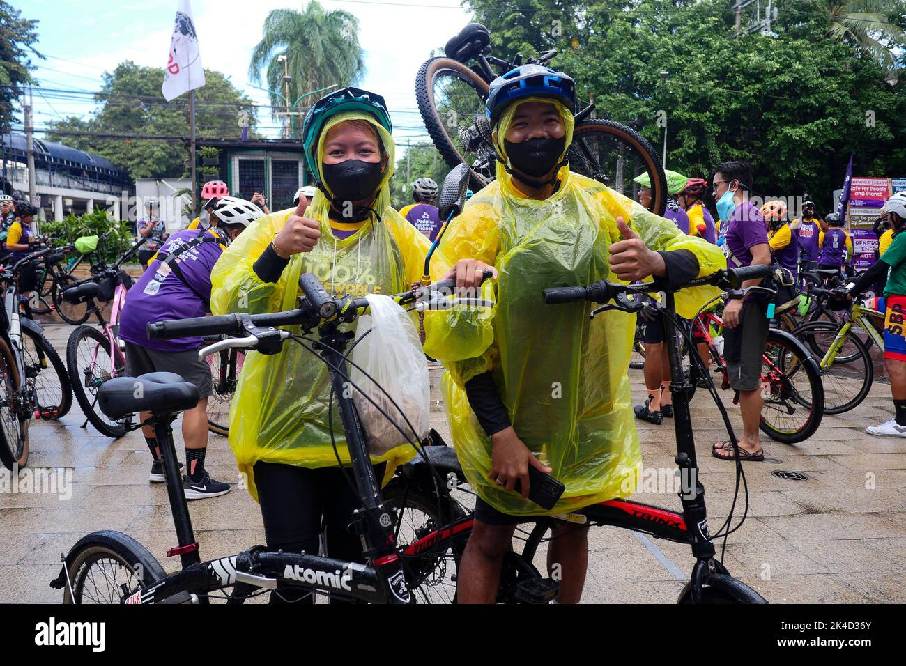 NCR, Philippines. 1st Oct, 2022. There are more than 1,000 bicycle ...