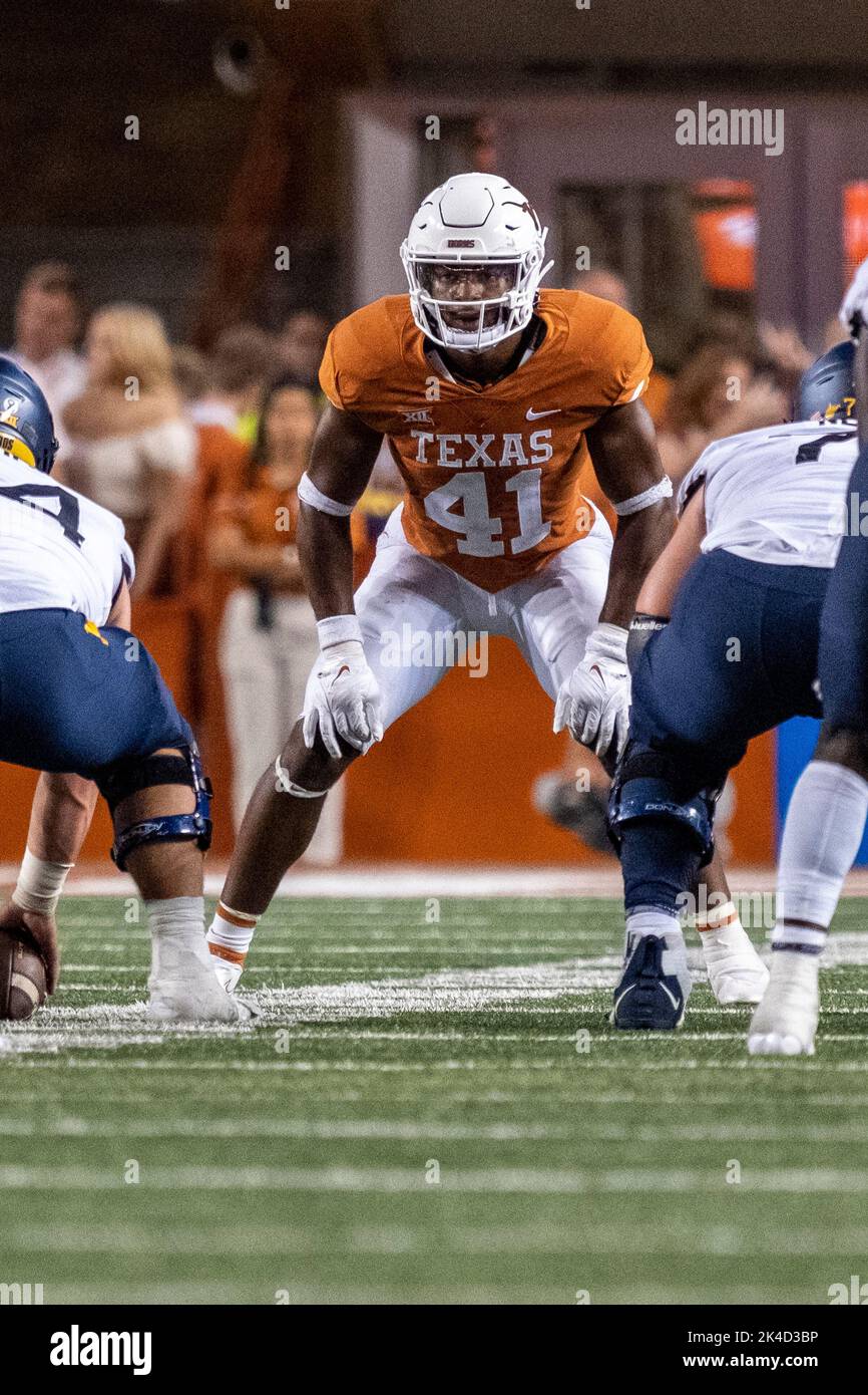 October 1, 2022. Jaylan Ford #41 of the Texas Longhorns in action vs ...
