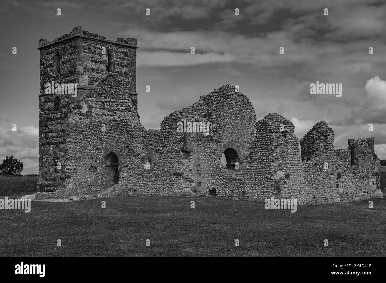 Old stone ruins Black and White Stock Photos & Images - Alamy