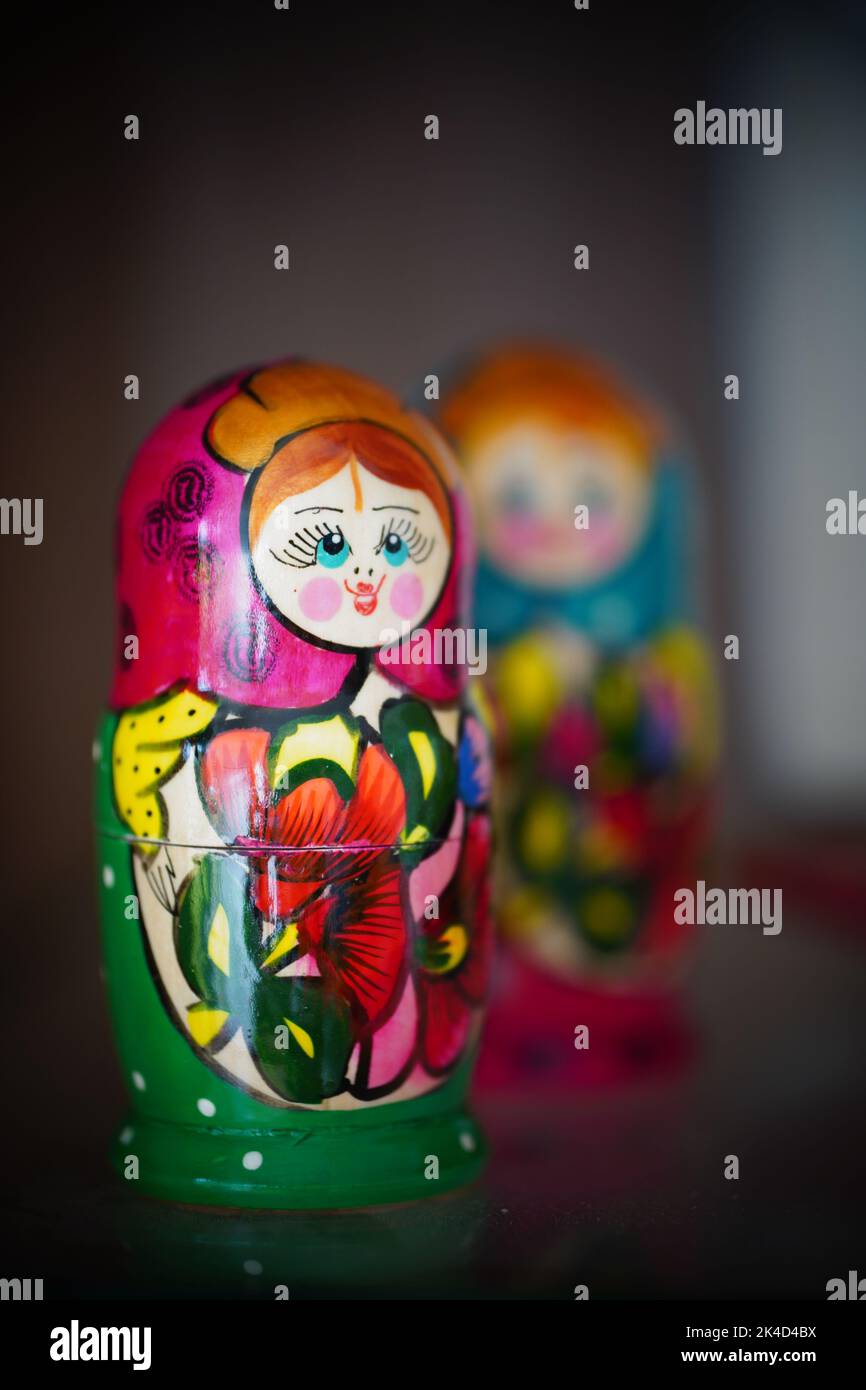 Old babushka dolls hi-res stock photography and images - Alamy