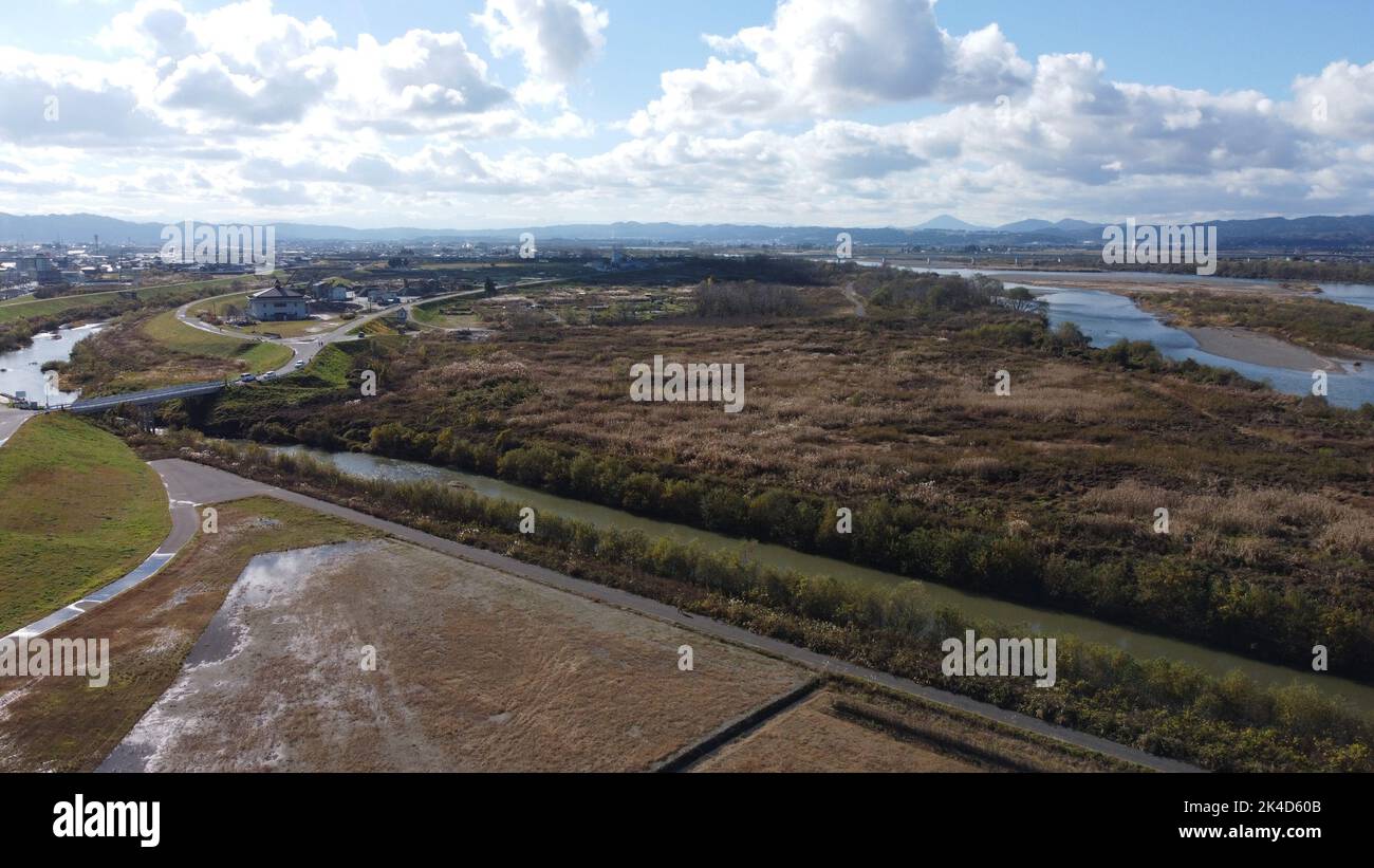 Scenic view of the Natchez city with residential buildings in ...