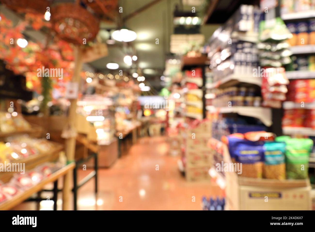 Blur Store background Stock Photo - Alamy