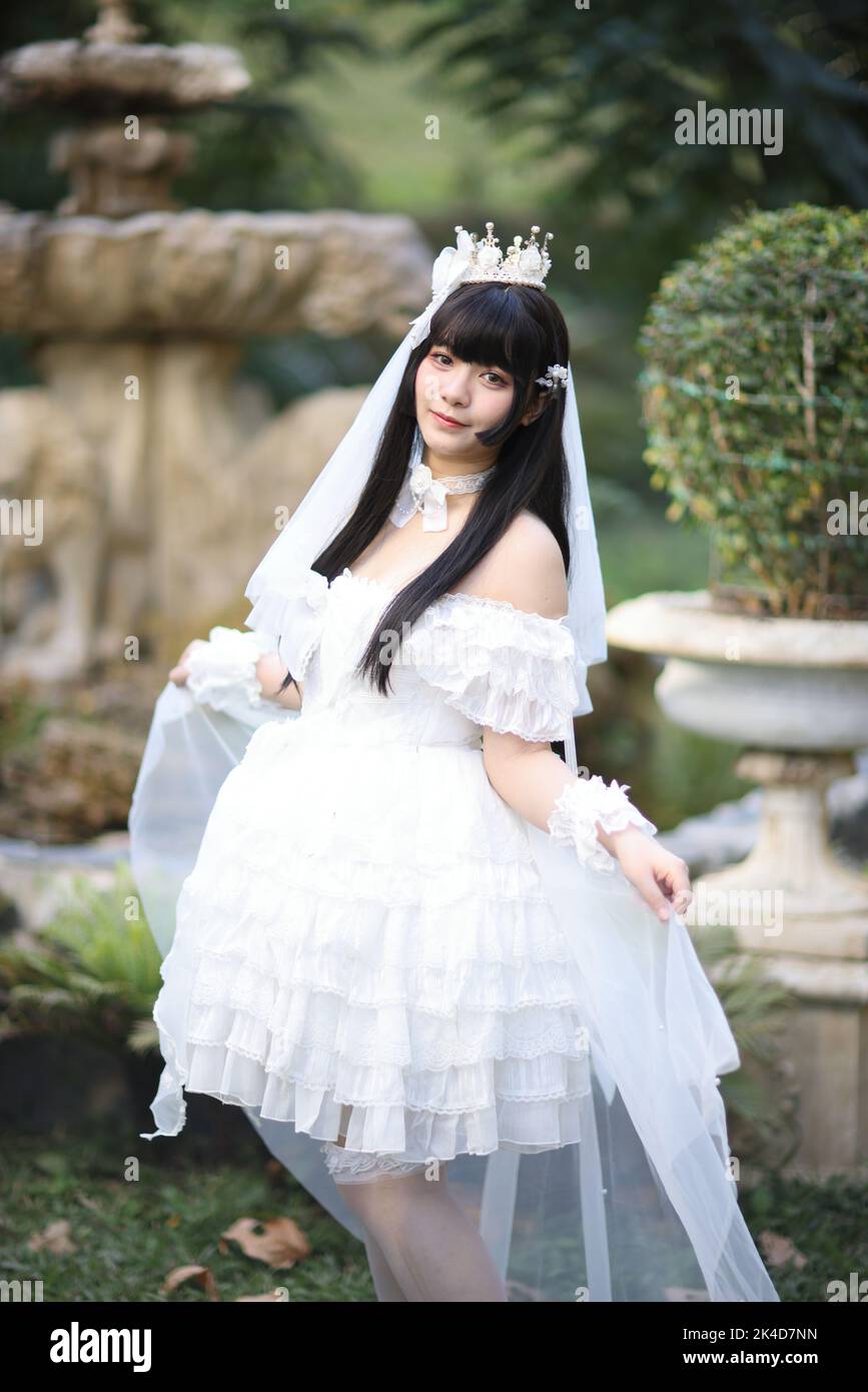 Japanese White Wedding Dress