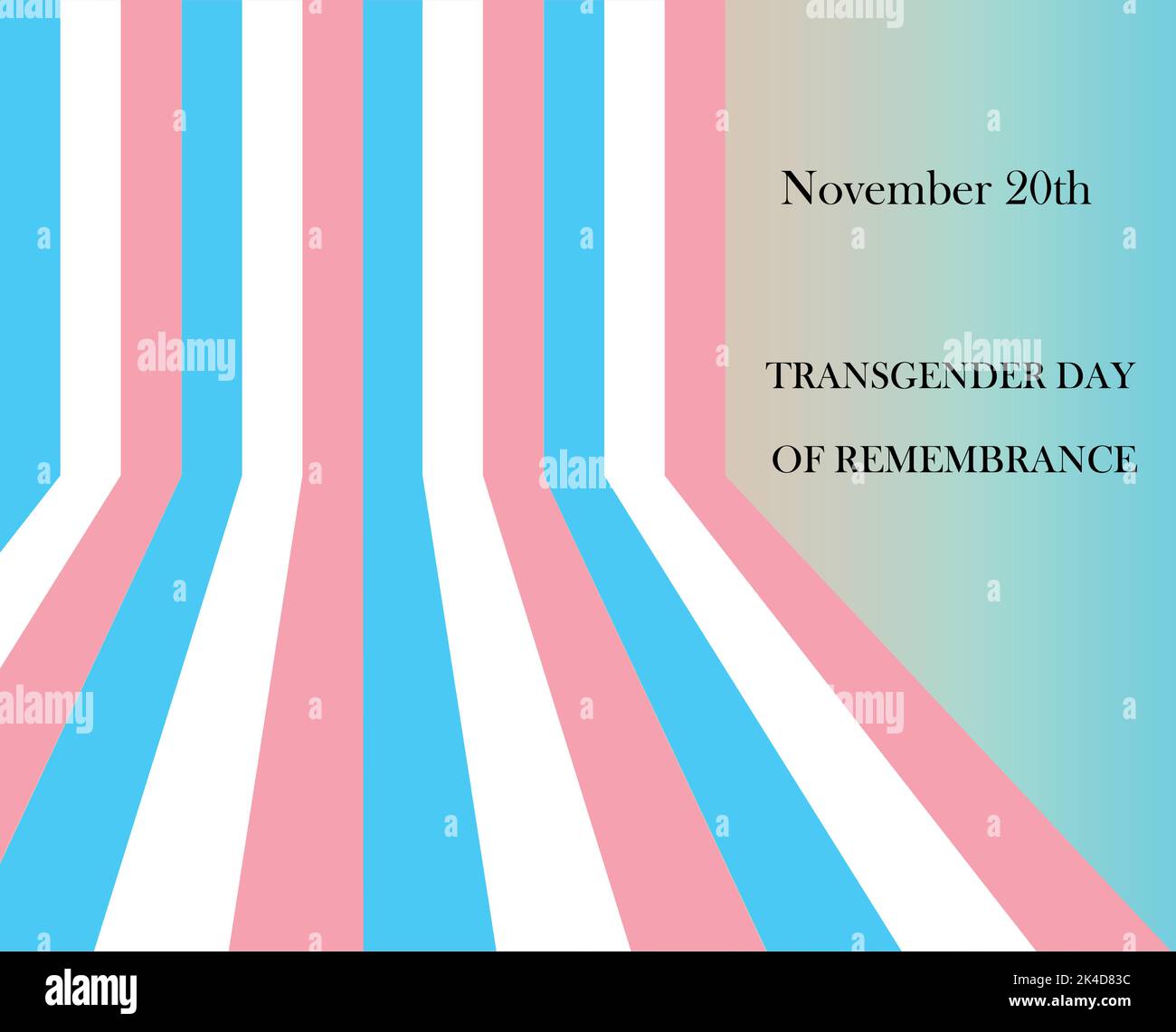 Transgender Pride flag background template for banner, card, poster. Vector illustration EPS10 ...