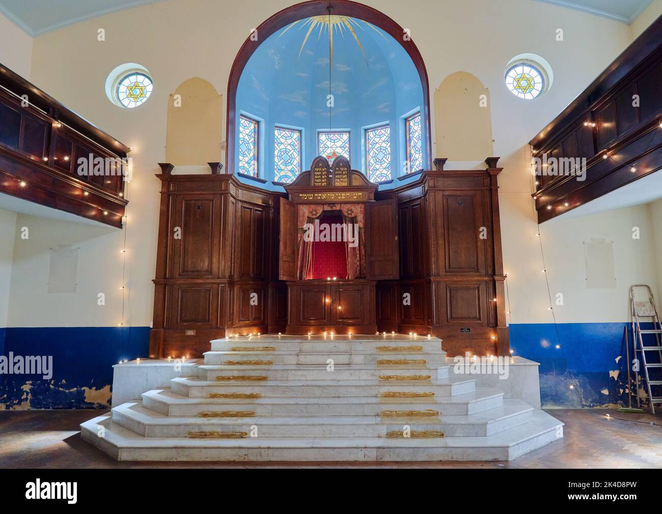 An interior view of The Shul in Cliftonville Margate - a disused ...