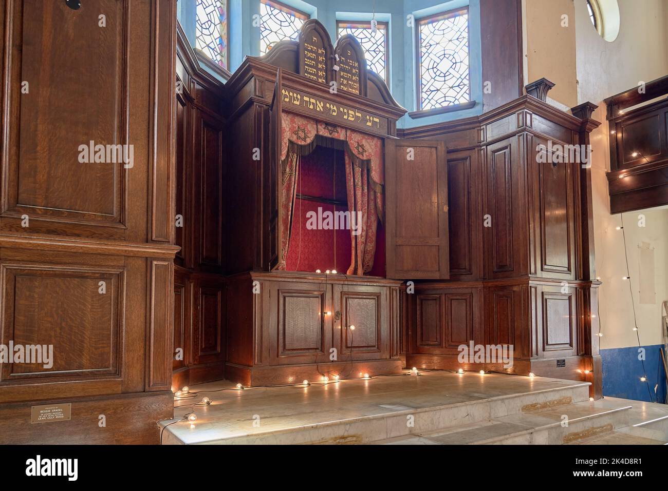 An interior view of The Shul in Cliftonville Margate - a disused ...