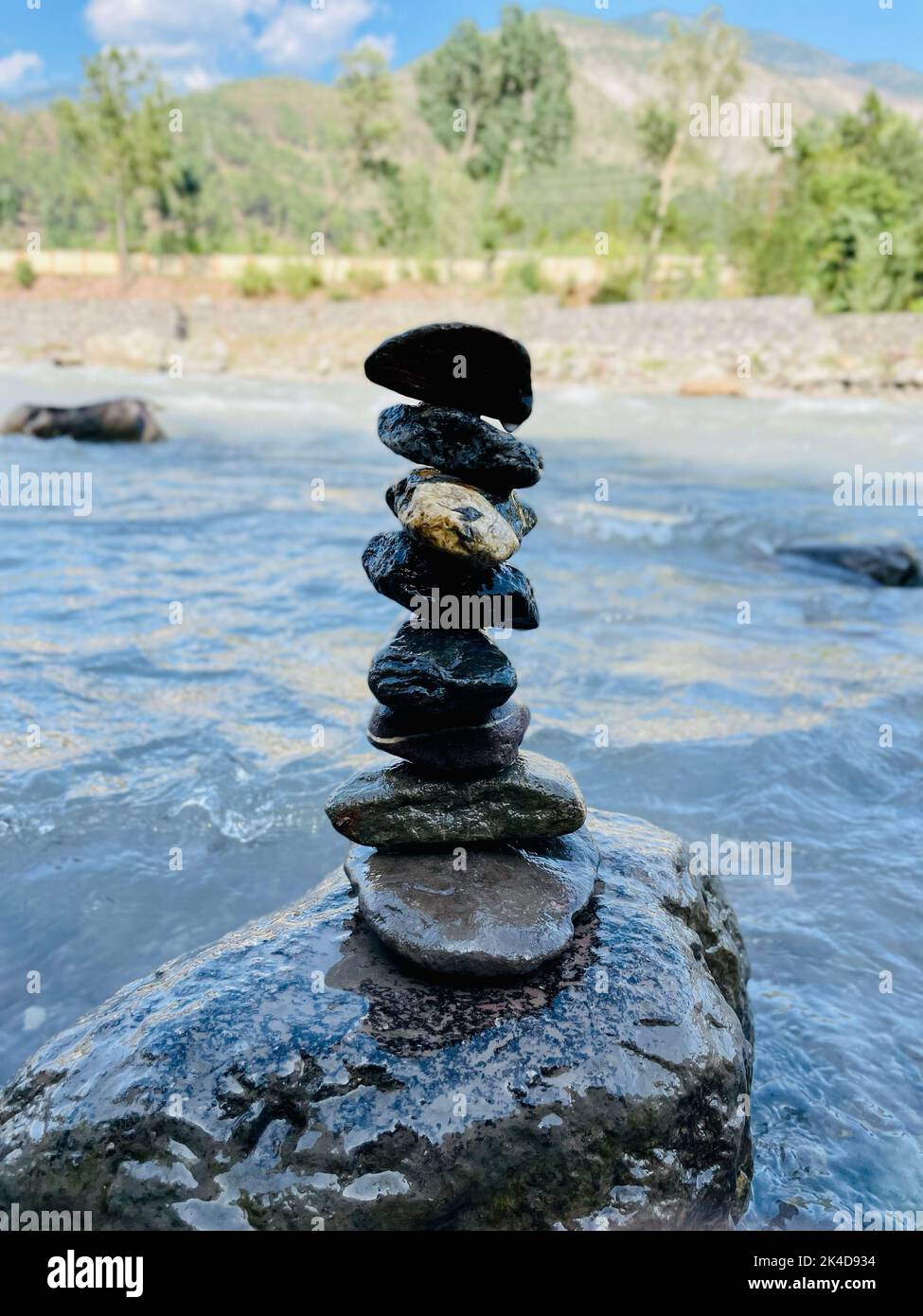 Vertical shot pile rocks hi-res stock photography and images - Alamy