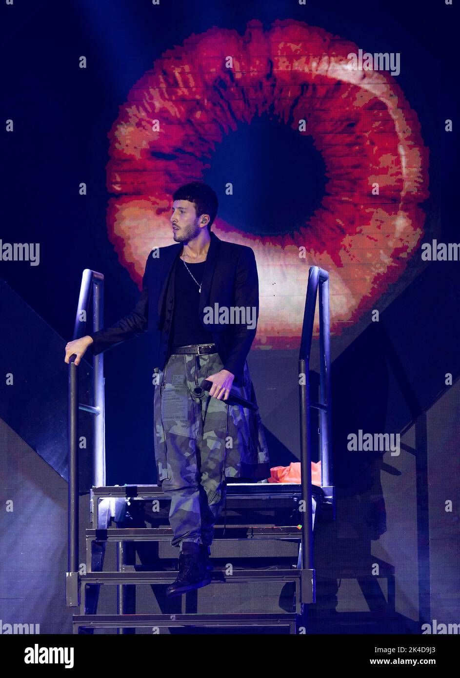 MIAMI, FL-OCT 1: Sebastian Yatra performs on stage during “DHARMA” Tour ...