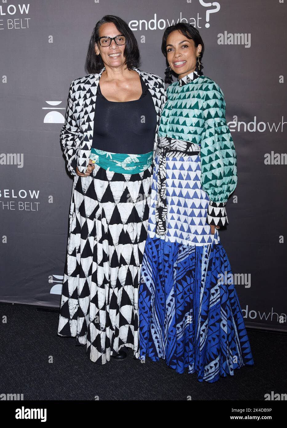 Los Angeles, California, USA. 01st Oct, 2022. Rosario Dawson and Isabel Celeste arriving to the ...