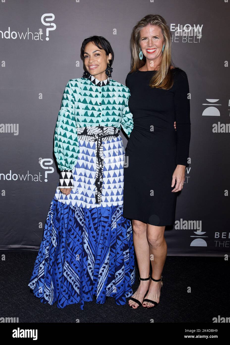 Los Angeles, California, USA. 01st Oct, 2022. Rosario Dawson and ...