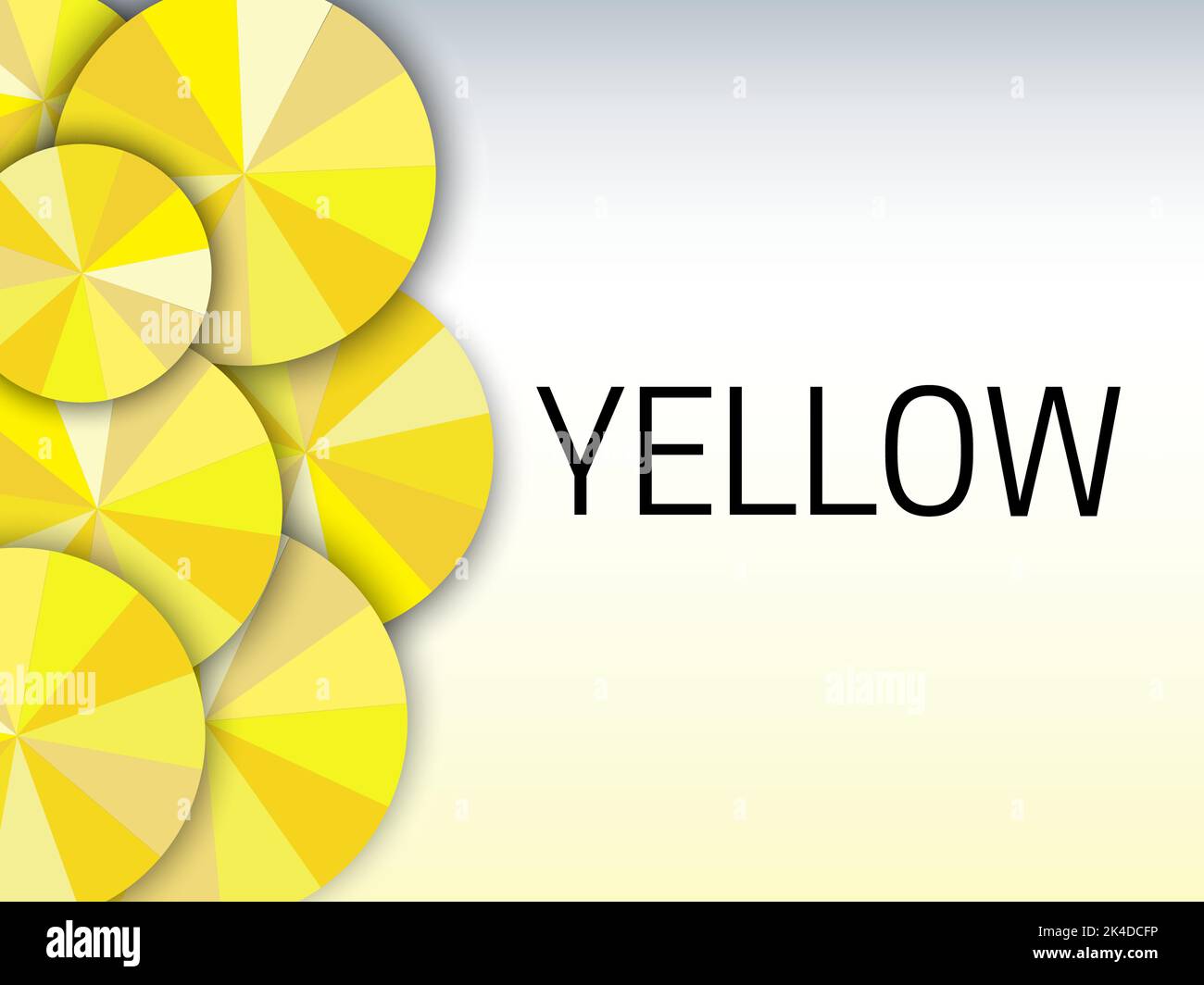 Yellow Color Background Illustration Banner with Yellow Shade Color ...