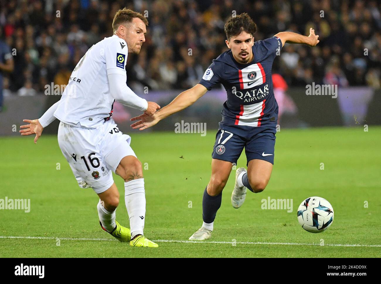 Paris, France. 01st Oct, 2022. PSG's Vítor Machado Ferreira or 'Vitinha ...